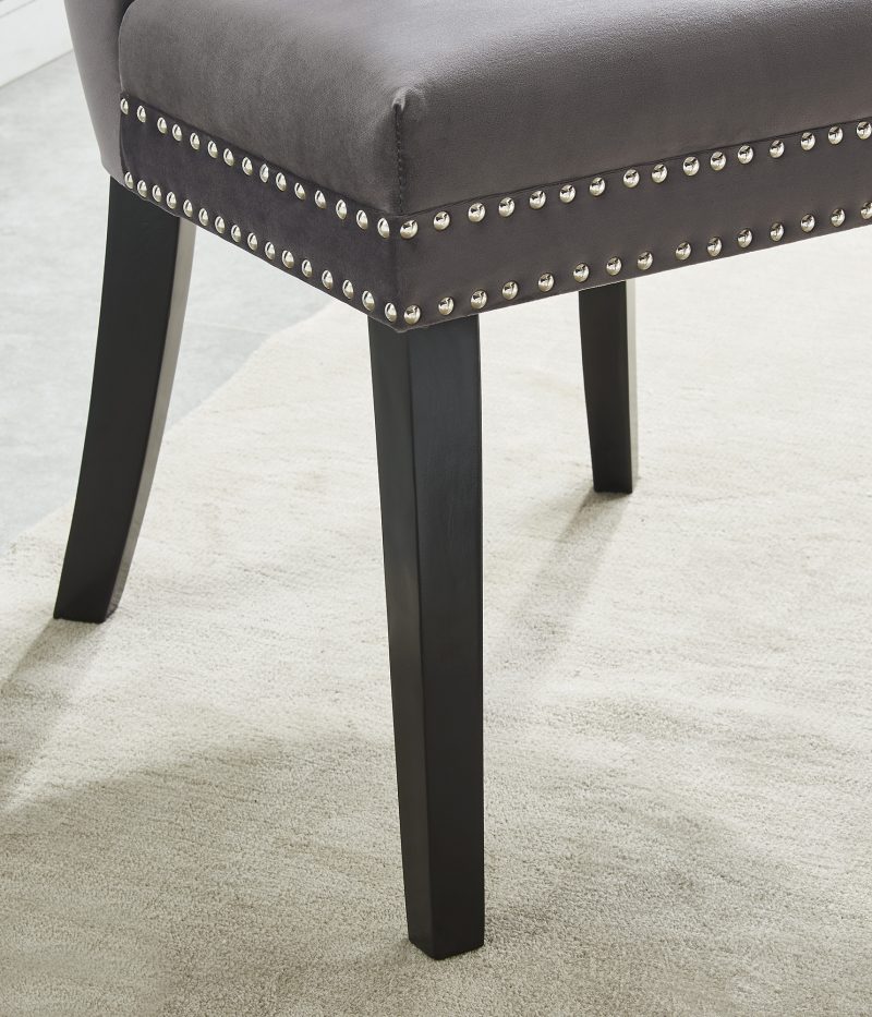Rizzo Grey Dining Chair - Splendid Furnishings