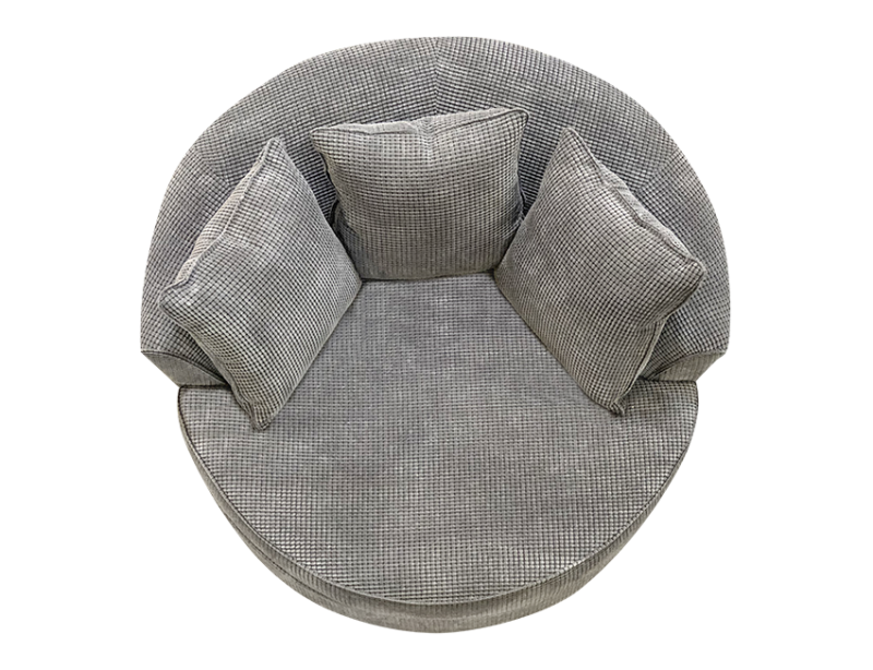 Loop Swivel Custom Nest Chair - Splendid Furnishings