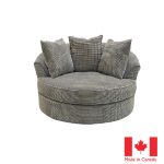 Loop Swivel Custom Nest Chair - Splendid Furnishings